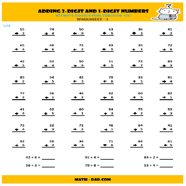 2-Digit-Without-Regrouping - Math Dad