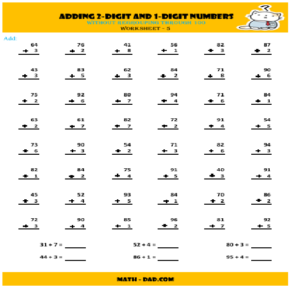 2-Digit-Without-Regrouping - Math Dad