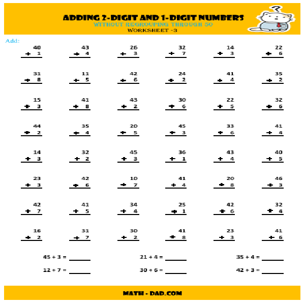 2-Digit-Without-Regrouping - Math Dad