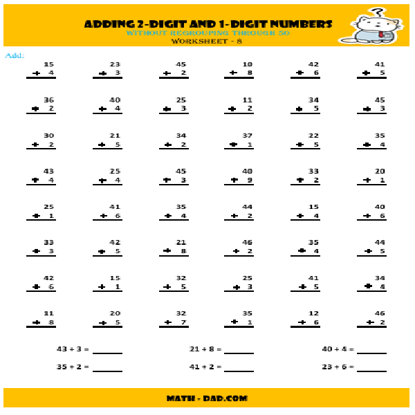 2-Digit-Without-Regrouping - Math Dad